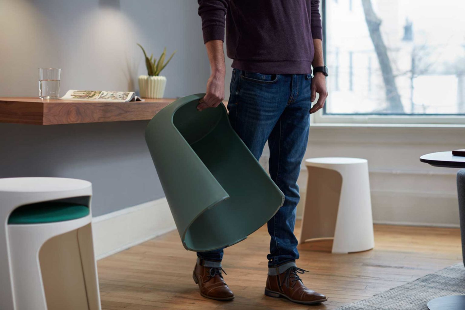 Handy Stacking Stool - Leland Furniture